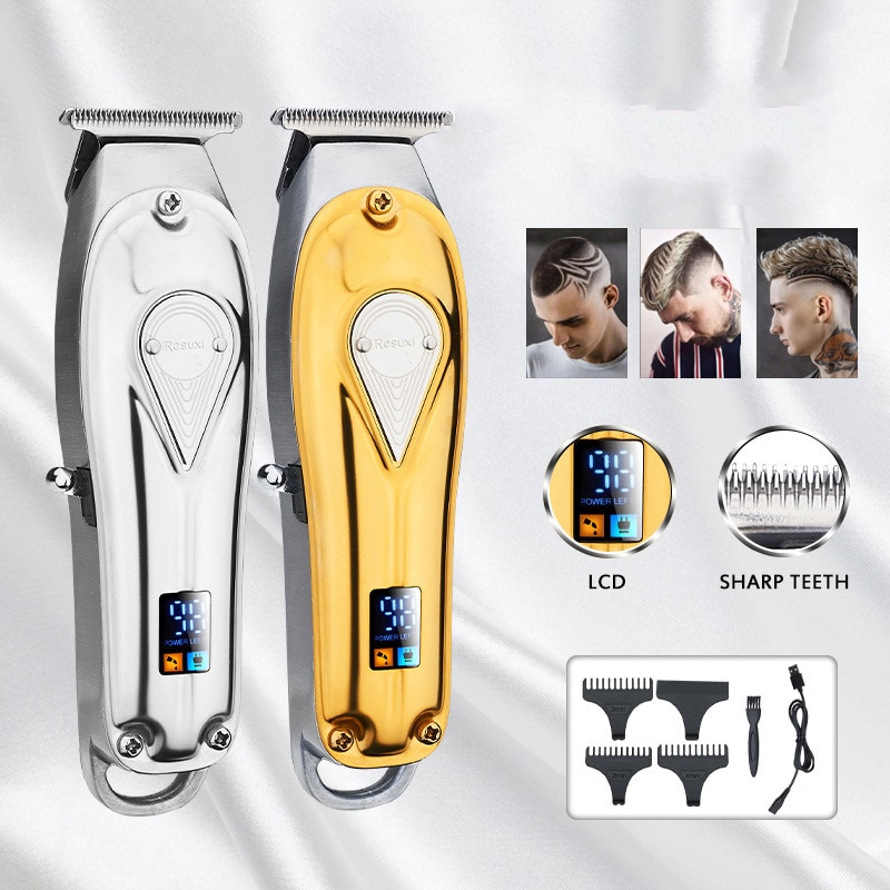 USB Rechargeable Hair Clippers Electric Hair Trimm... – Grandado