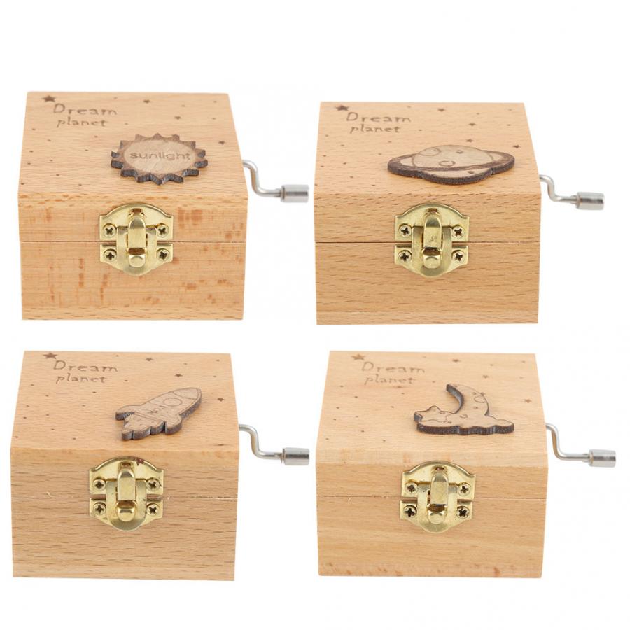 Buttercup Wooden Music Box Cute Hand Music Box Stu... – Vicedeal
