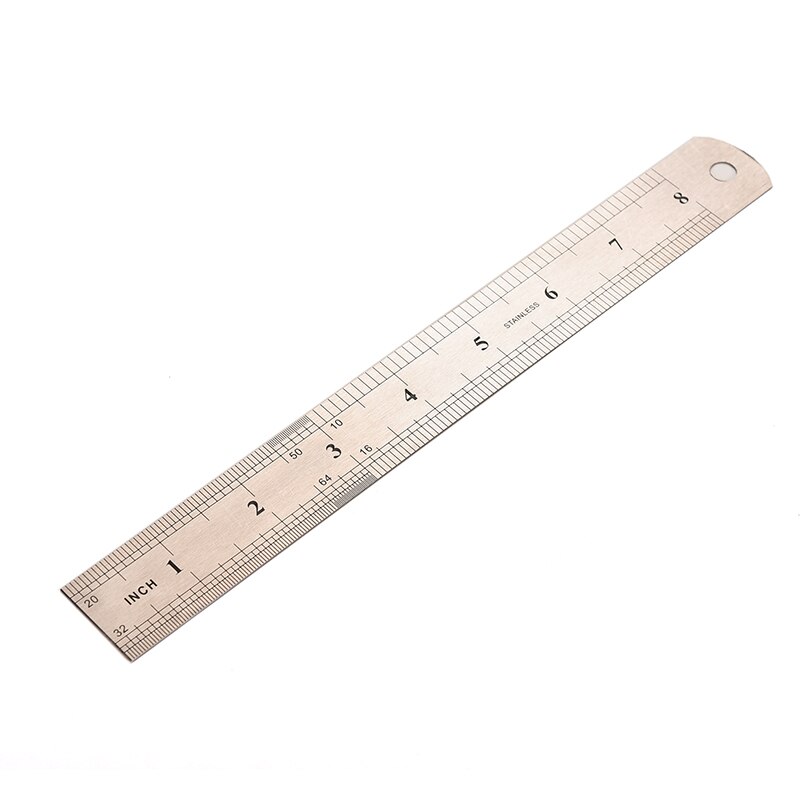 20cm Metal Ruler Stainless Steel Metric Rule Preci... – Vicedeal
