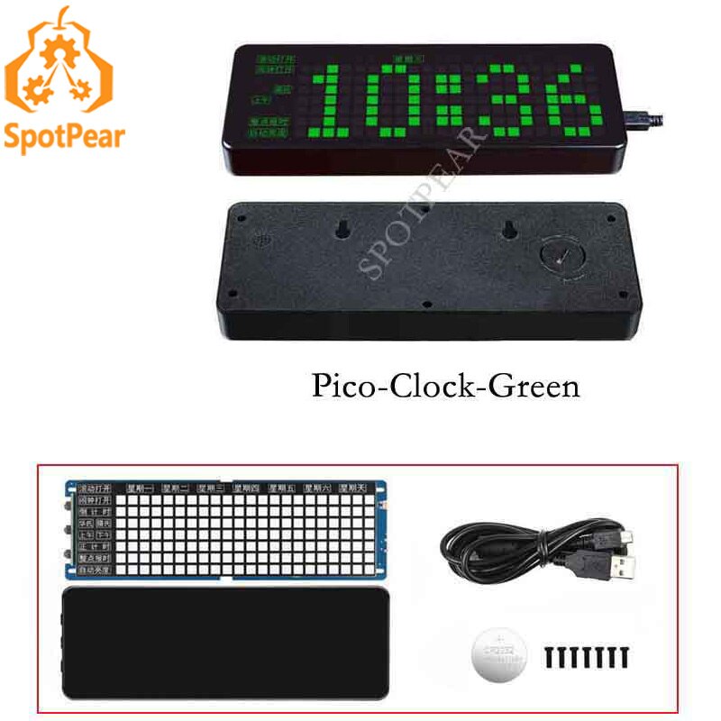 Raspberry Pi Pico-reloj electrónico preciso RTC, m... – Grandado