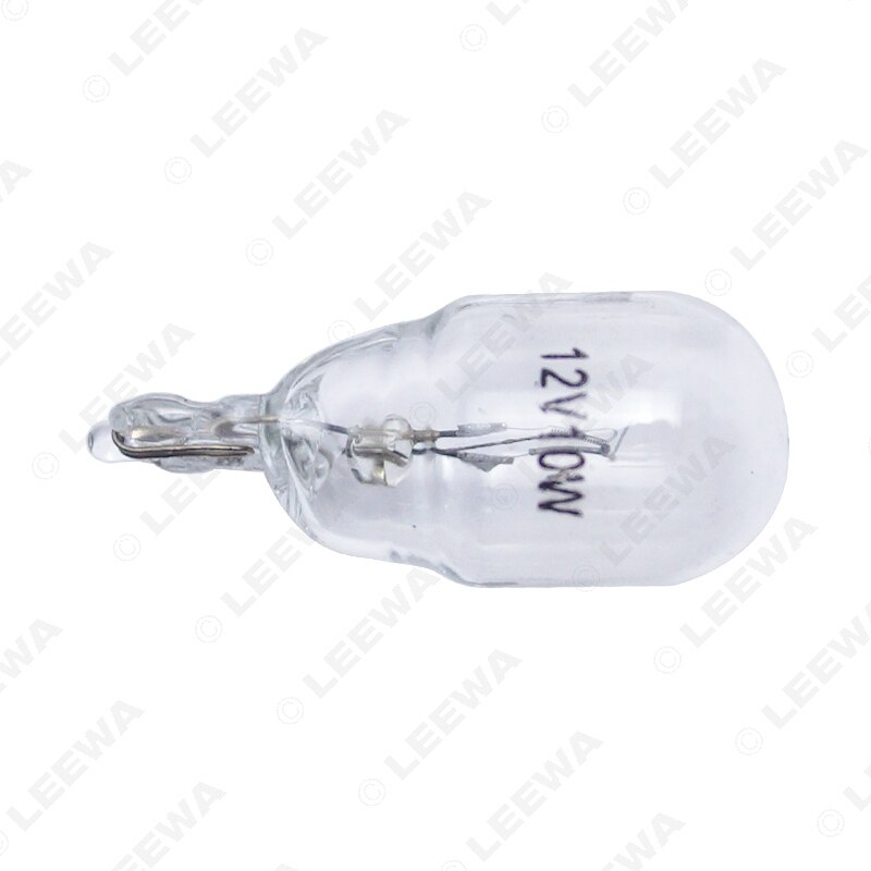 LEEWA 10pcs Warm White Car T13 Wedge 12V 10W Halog... – Grandado