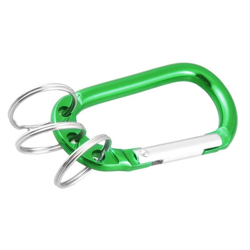 Hiking Camping Spring Loaded D Shaped Carabiner Ho... – Vicedeal