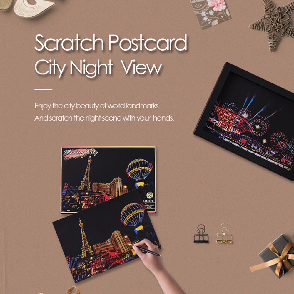 4Pcs Magic Colorful Drawing Board Paper Painting S... – Grandado