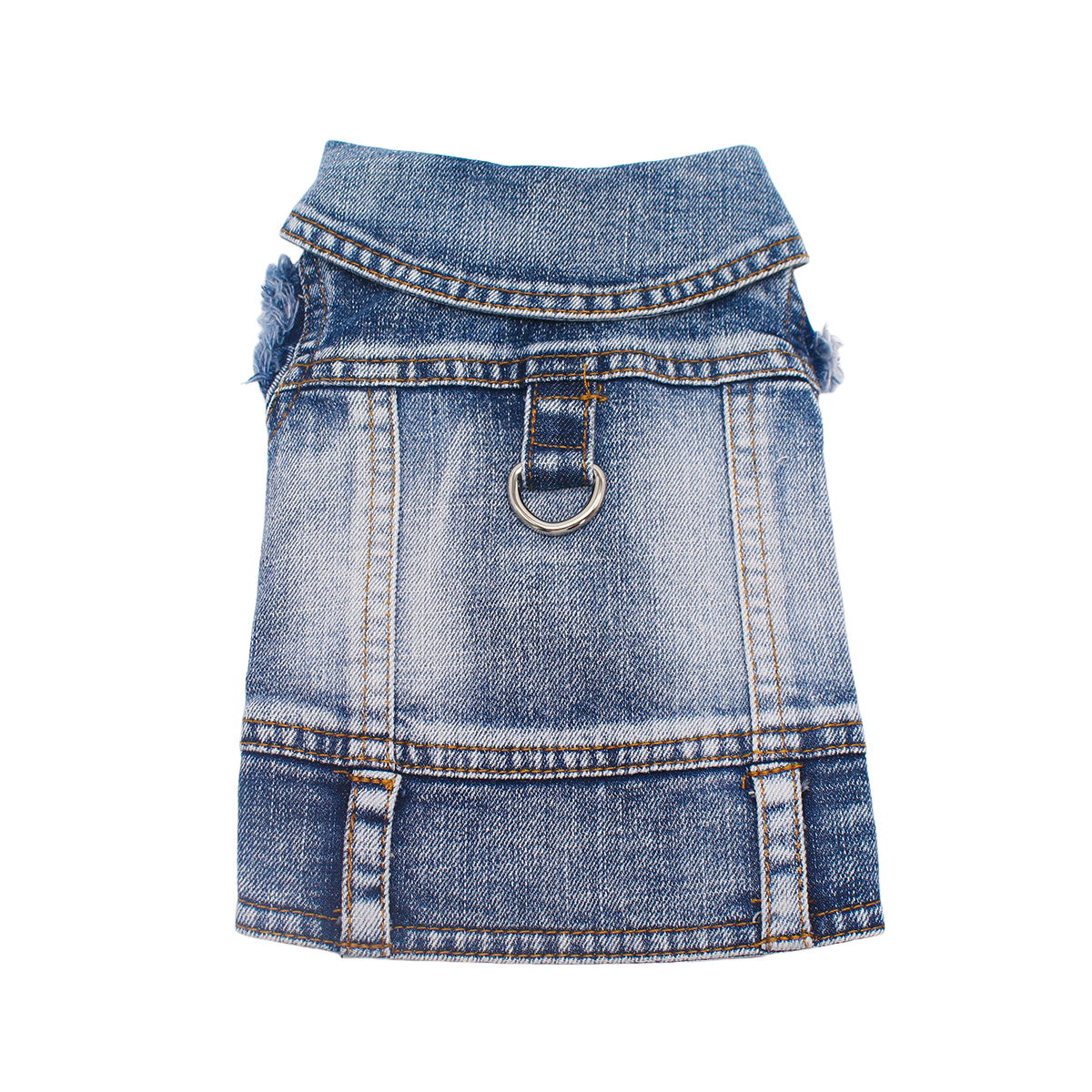 Dog Jeans Jacket Cool Blue Denim Coat for Small Me... – Grandado
