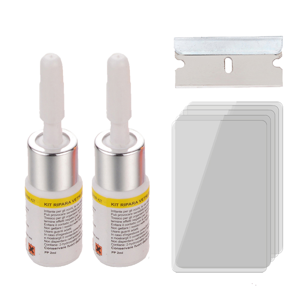 Voorruit Reparatie Kit Autoruit Glas Kras Crack He... – Grandado