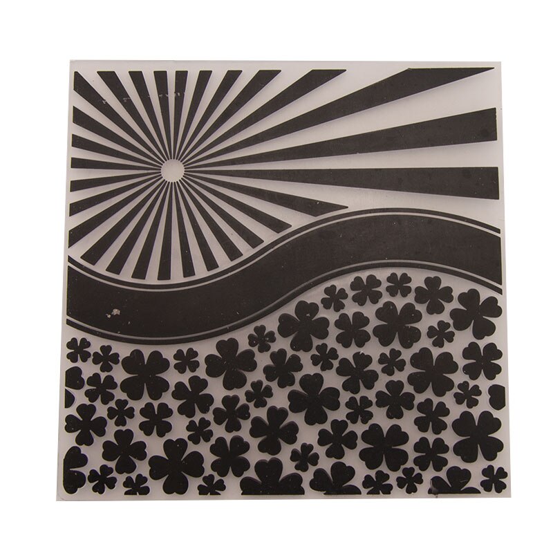 Sunshine Plastic Embossing Folder Template Flower ... – Grandado