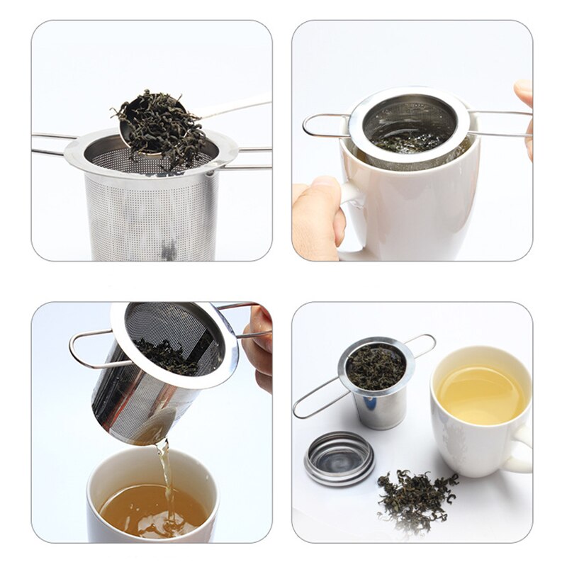 Reusable Stainless Steel Mesh Tea Infuser Tea Stra... – Grandado