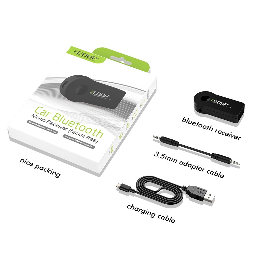 EDUP Bluetooth Adapter Cable For Car 3.55mm Jack A... – Vicedeal