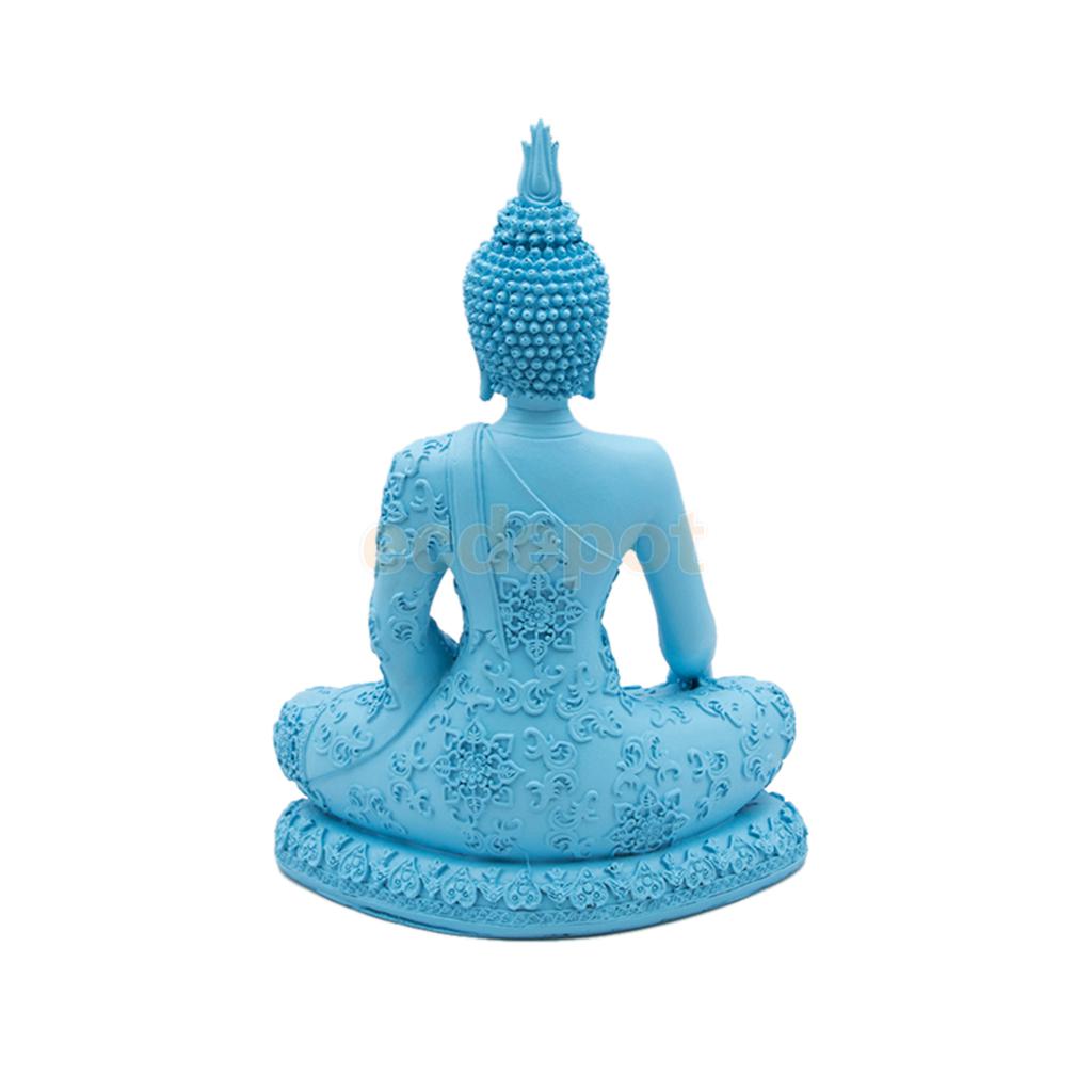 20cm Resin Buddha Stone Effect Garden Outdoor Indo Vicedeal