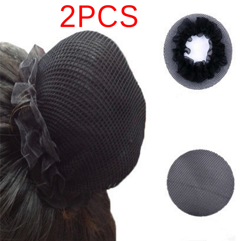 2/5pcs Women Ballet Dance Skating Snoods Black Hai... – Vicedeal