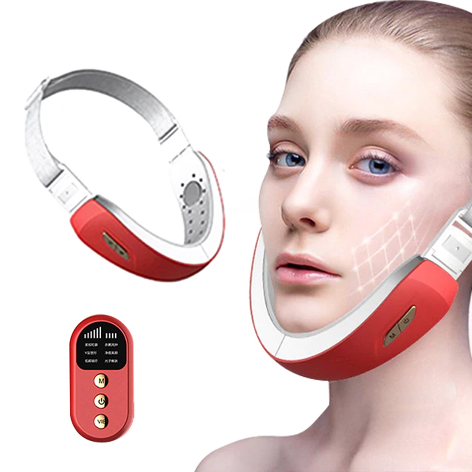 Vibration Massage Jawline Shaper Smart Remote Cont... – Vicedeal