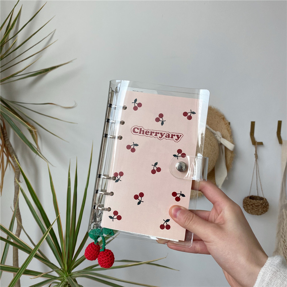 Transparent Pvc Cherry Spiral Loose Leaf Binder No... – Vicedeal