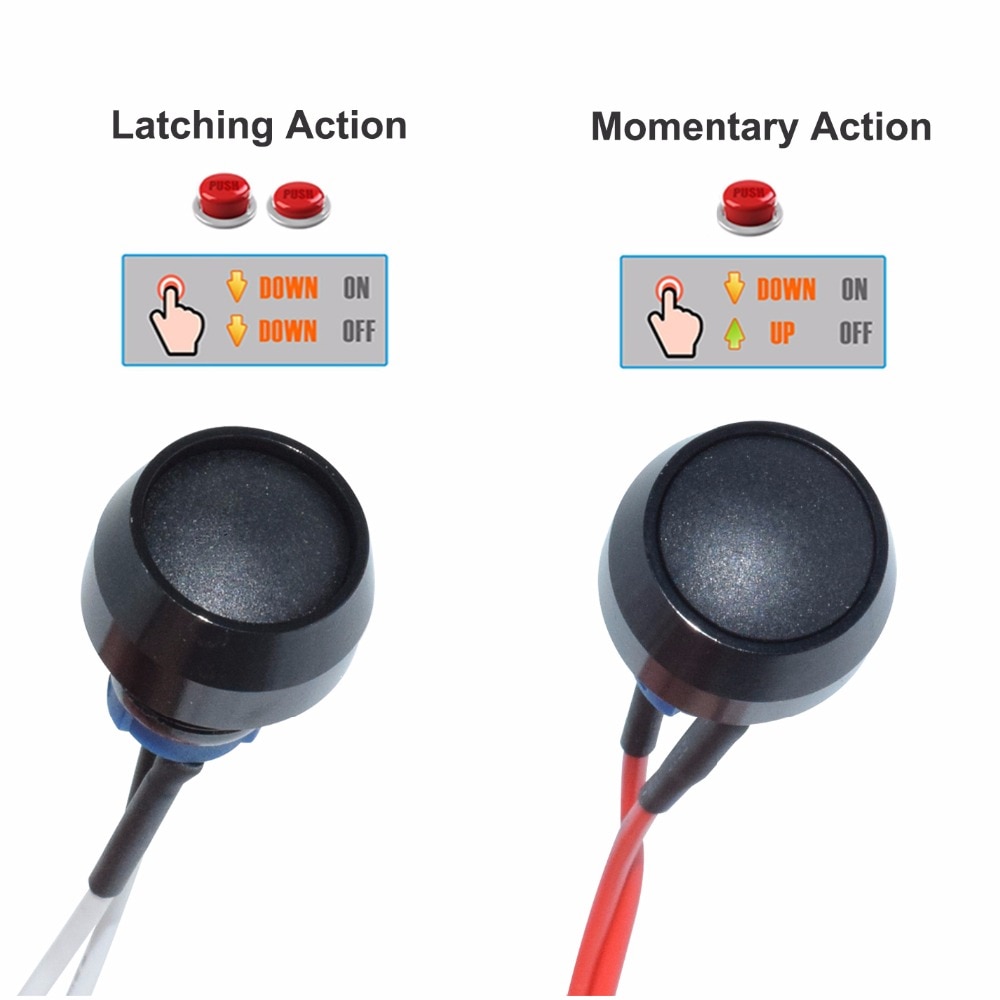 CNC Aluminum Motorcycle Switch Button Horn High Lo... – Grandado