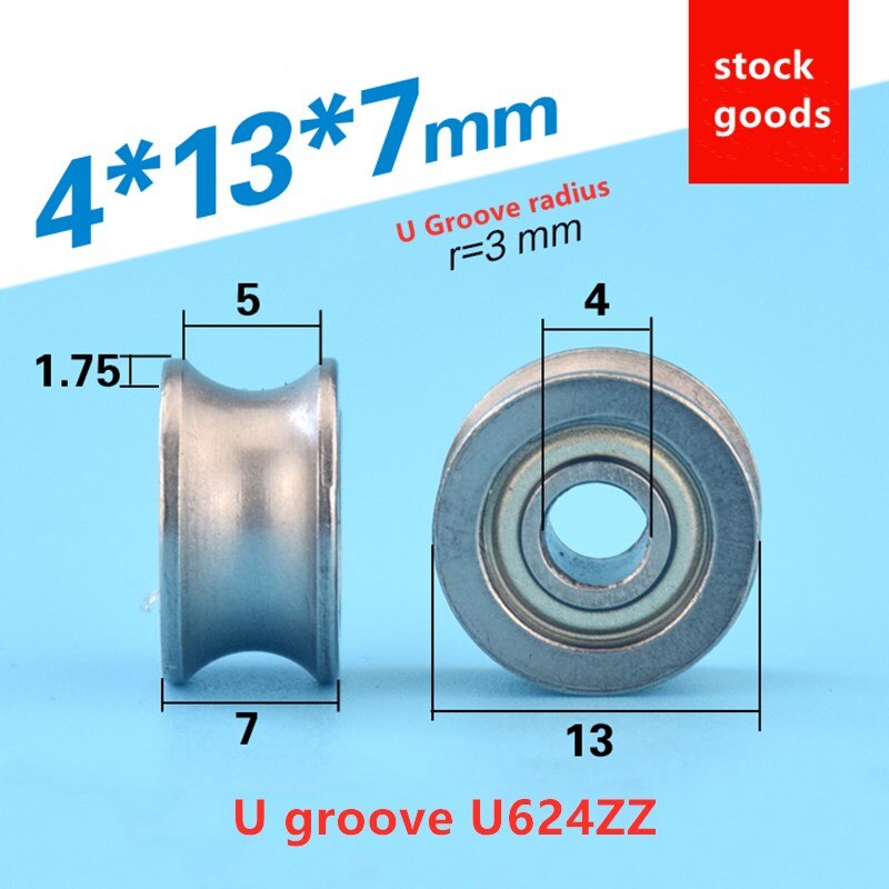 50pcs V623 V624ZZ U623ZZ U624ZZ U604ZZ V / U groov... – Grandado