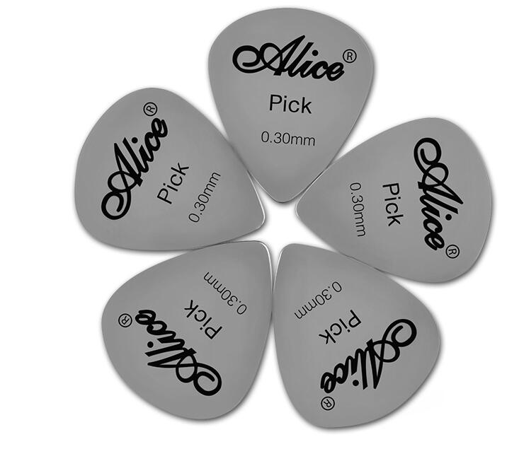 5PCS Guitar Picks Plectrum 0.3mm Alice Stainless S... – Grandado