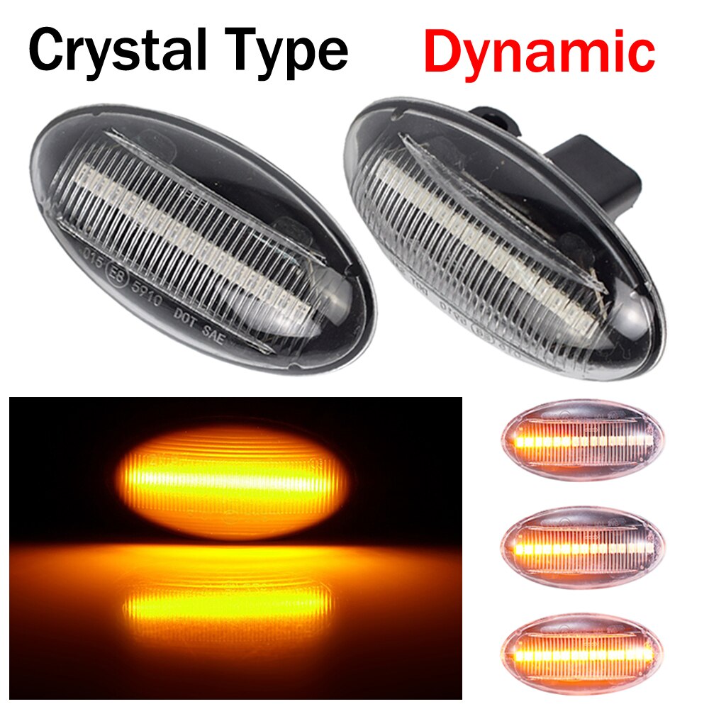 2pcs Led Dynamic Side Marker Turn Signal Light Seq... – Grandado