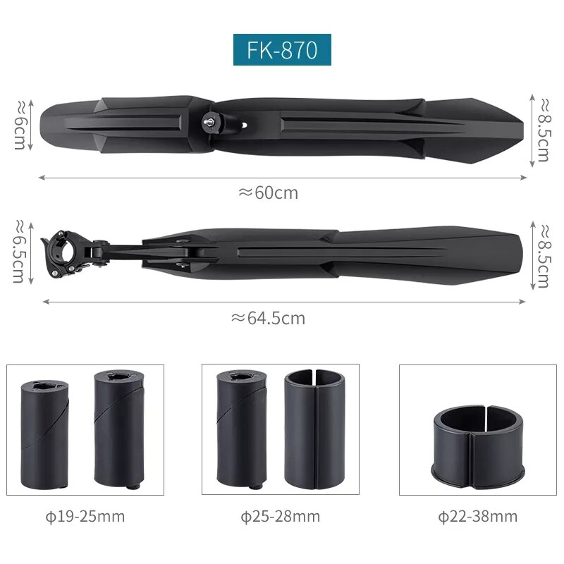 Fiets Spatbord Mtb Spatbord Set Verstelbare Voor A... – Grandado