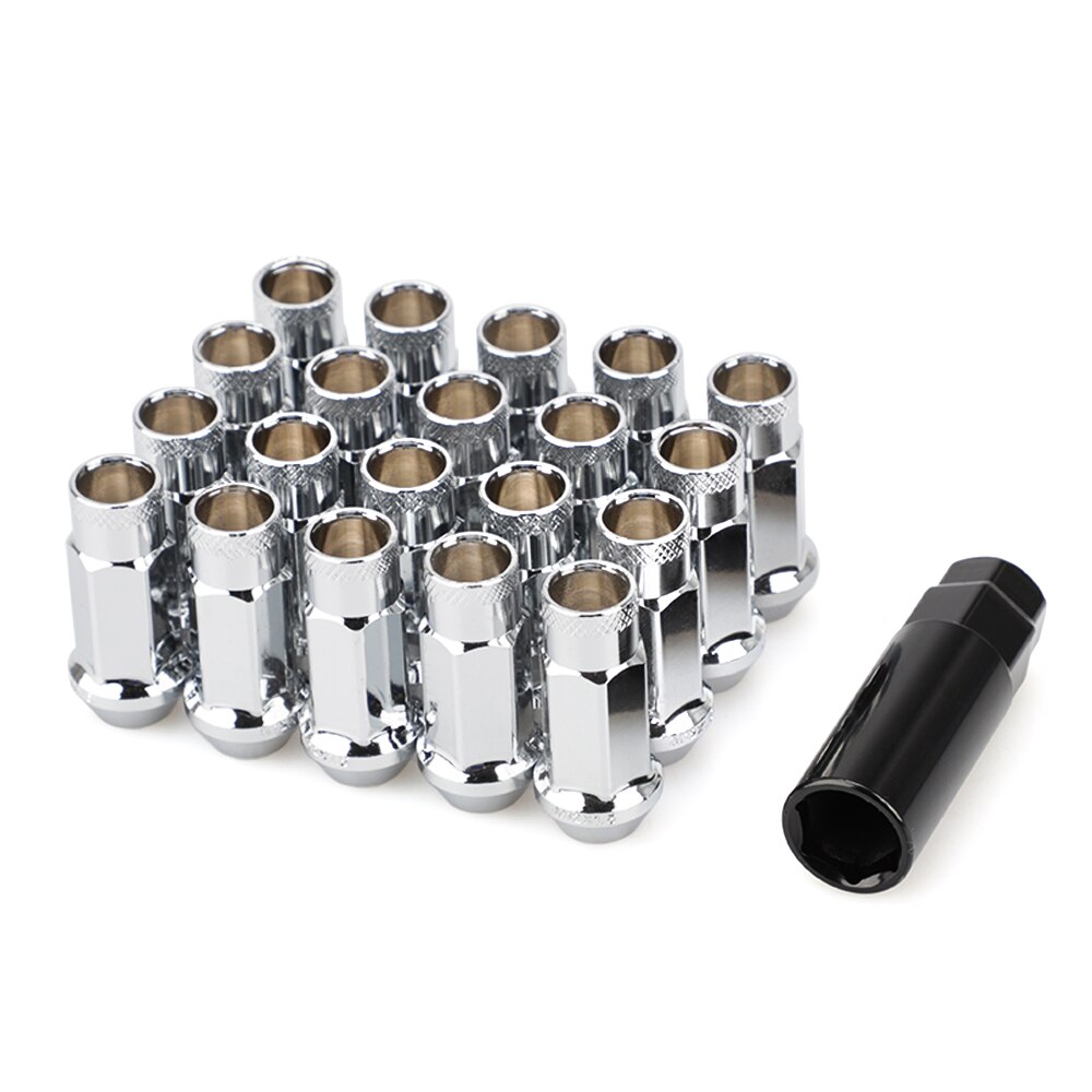 Steel Lug Nuts Set M12x1.25 17mm Hex Car Wheel Nut – Grandado