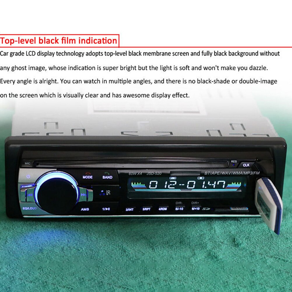 12V Bluetooth Car Stereo FM Radio MP3 Audio Player... – Grandado
