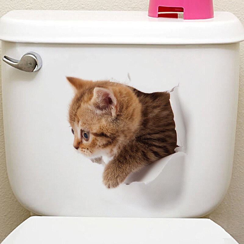 5Pcs 3D Kat Hond Sticker Home Decoratie Diy Poster... – Grandado