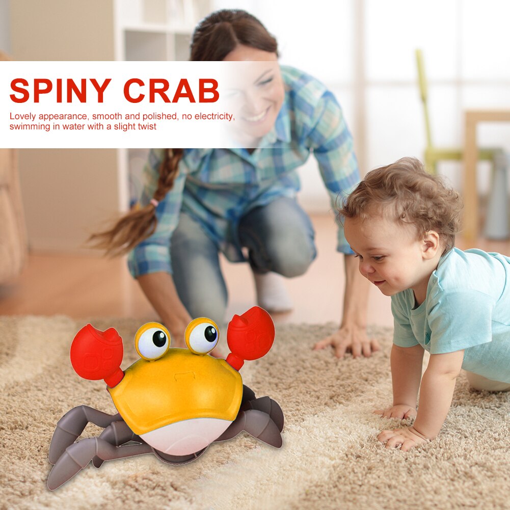 Cartoon Crab Bath Play Water Toys Kids Baby Wound-... – Grandado