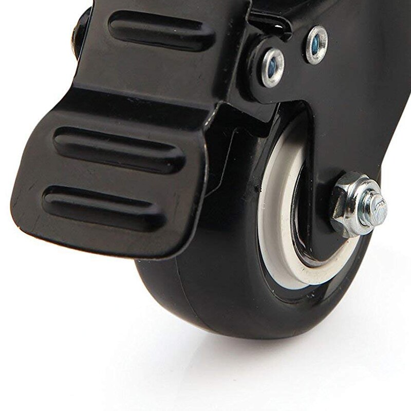 4 x Heavy Duty 50mm PU Swivel Castor Wheels Trolle... – Vicedeal