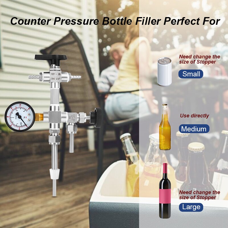 Beer Bottle Filler,Counter Pressure Filling Tools ... – Grandado