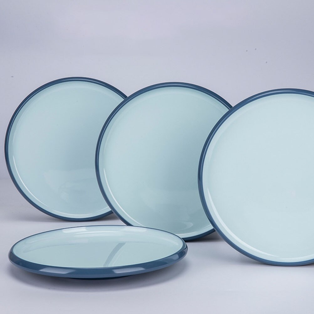 Round Shaped Plate Snack Plate Salad Plate Househo... – Vicedeal