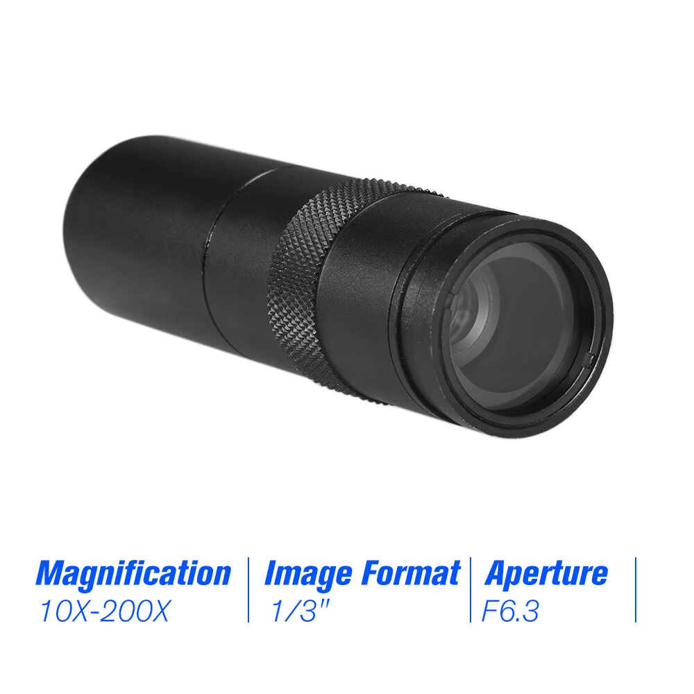 CCD Industry Microscope Camera C-mount Lens 10X-20... – Grandado