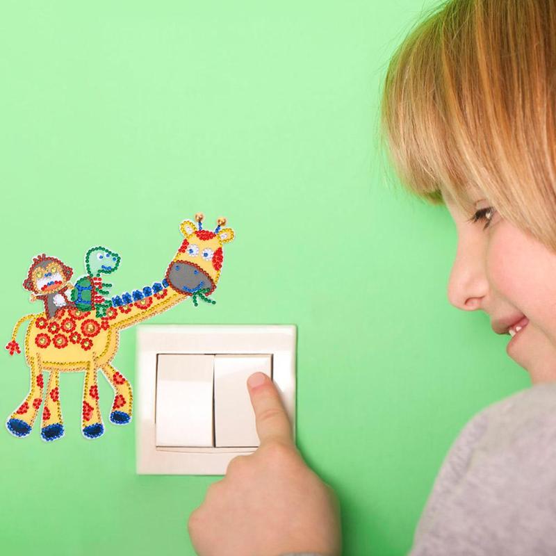 DIY diamant schilderen lichtgevende schakelaar sti... – Vicedeal