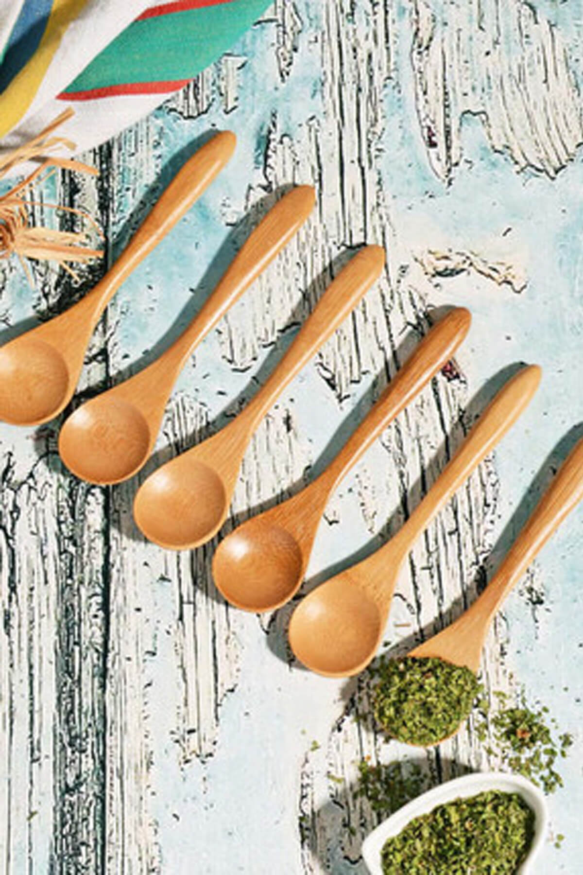 6 pcs Bamboo Seasoning Spoon Set – Grandado
