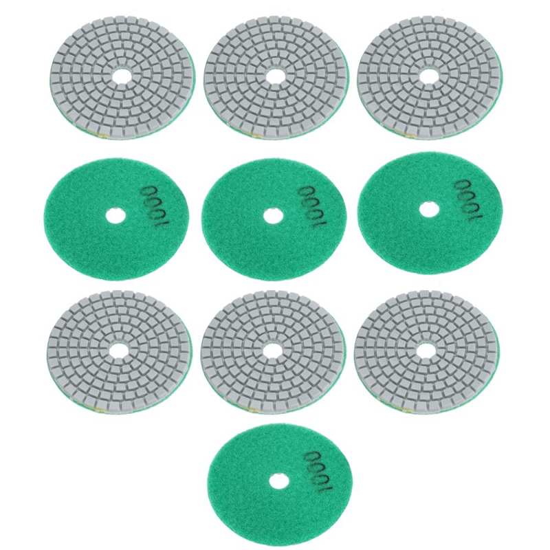 10Pcs 3in Green and White Sanding Discs Pads Buffi... – Vicedeal