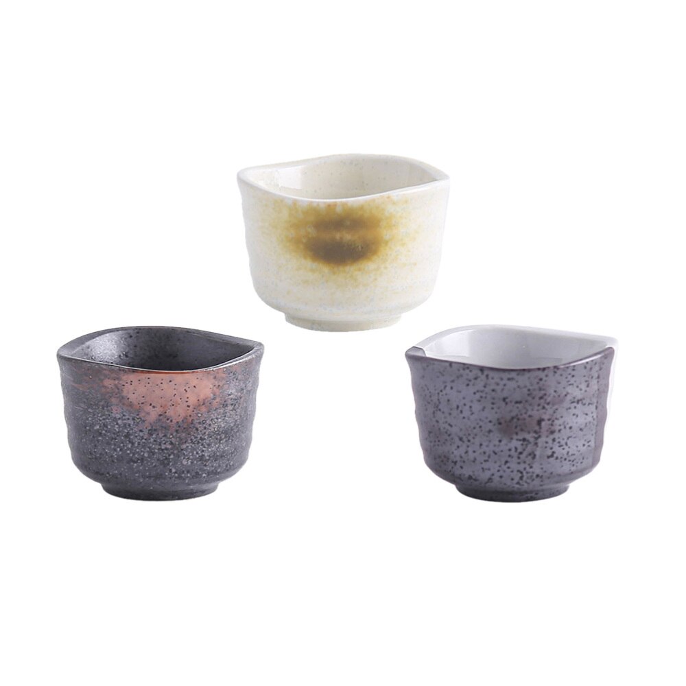 3pcs Japanese Style Sake Cups Ceramic Sake Serving... – Vicedeal