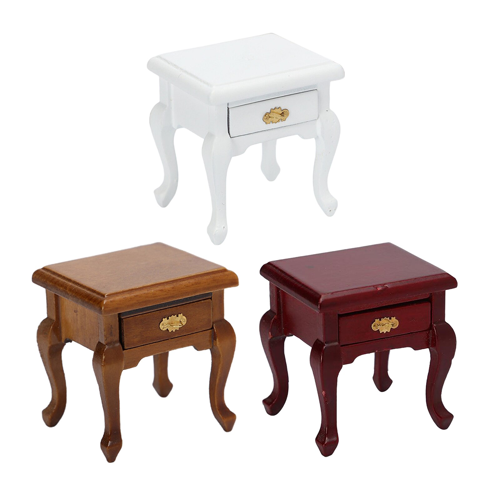 1/12 Doll House Modern Bedside Cabinet, Nightstand... – Grandado