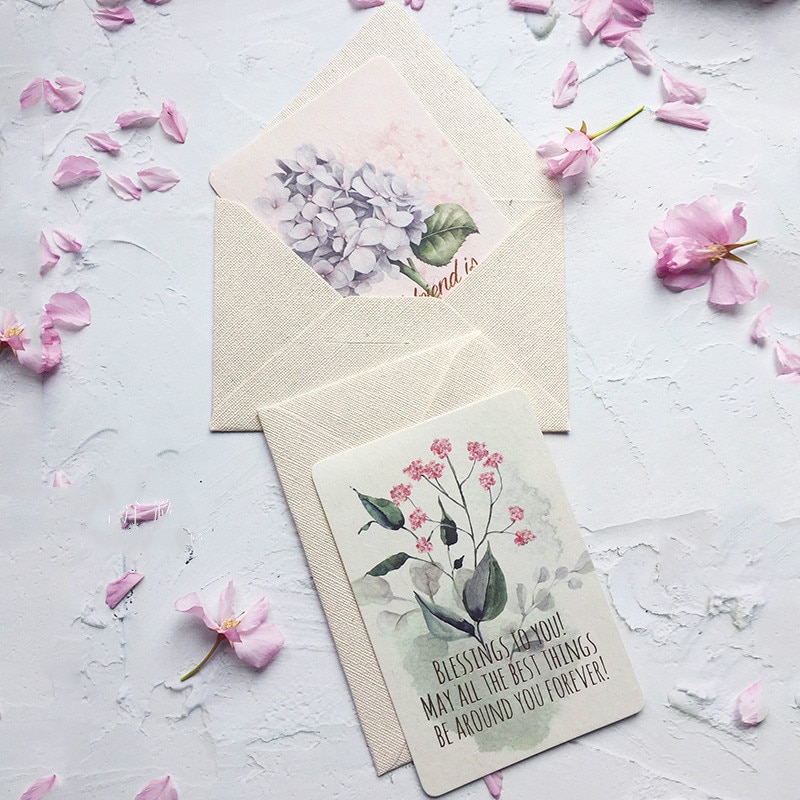 5pcs Burlap Texture Envelopes Stationery Paper Cra... – Grandado