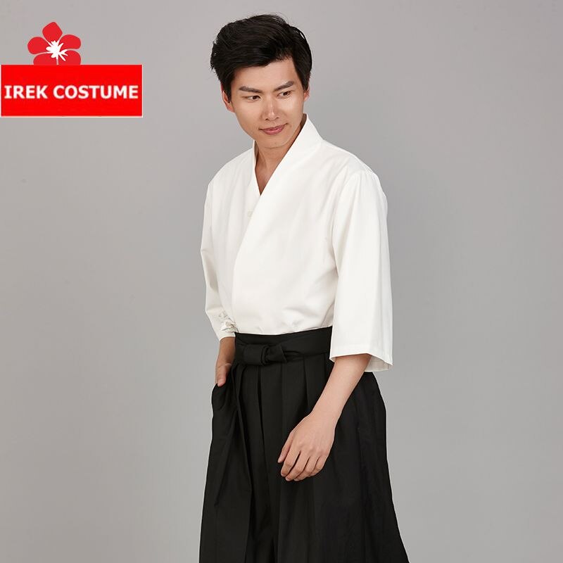 Japanese Korea Style Kimono Medium Sleeve Waiter W... – Grandado