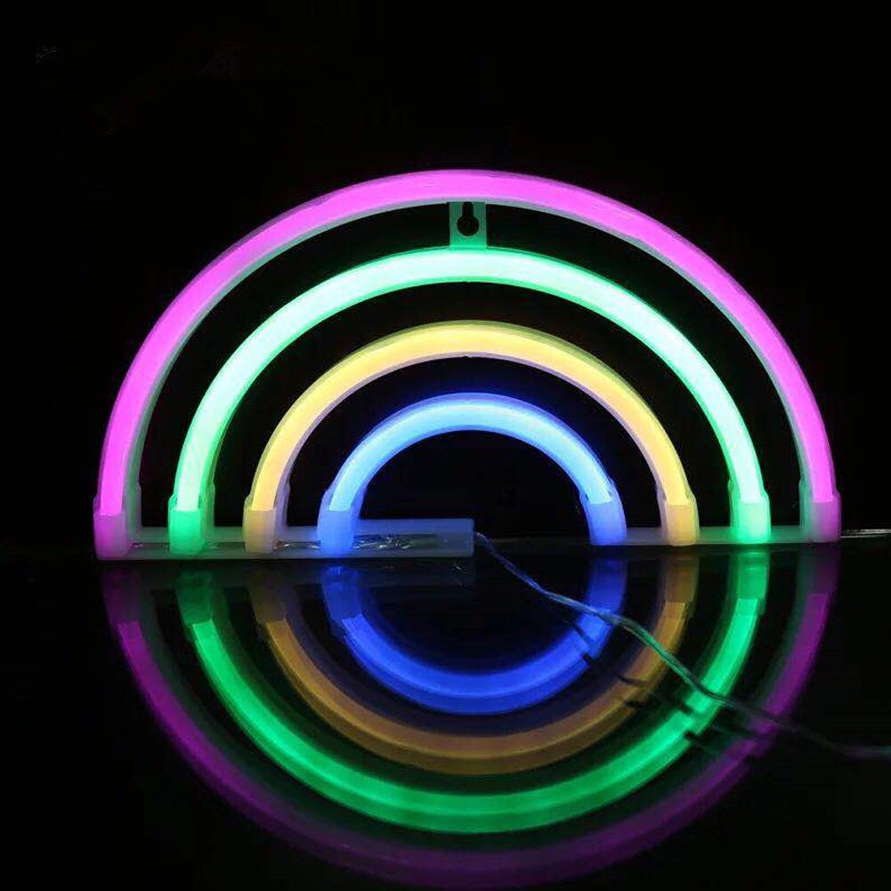 Rainbow LED Unicorn Neon Sign Night Light Home Kid... – Vicedeal