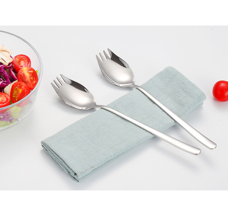 1PC Stainless Steel 2 in 1 Sporks Spoon Fork Utens... – Vicedeal
