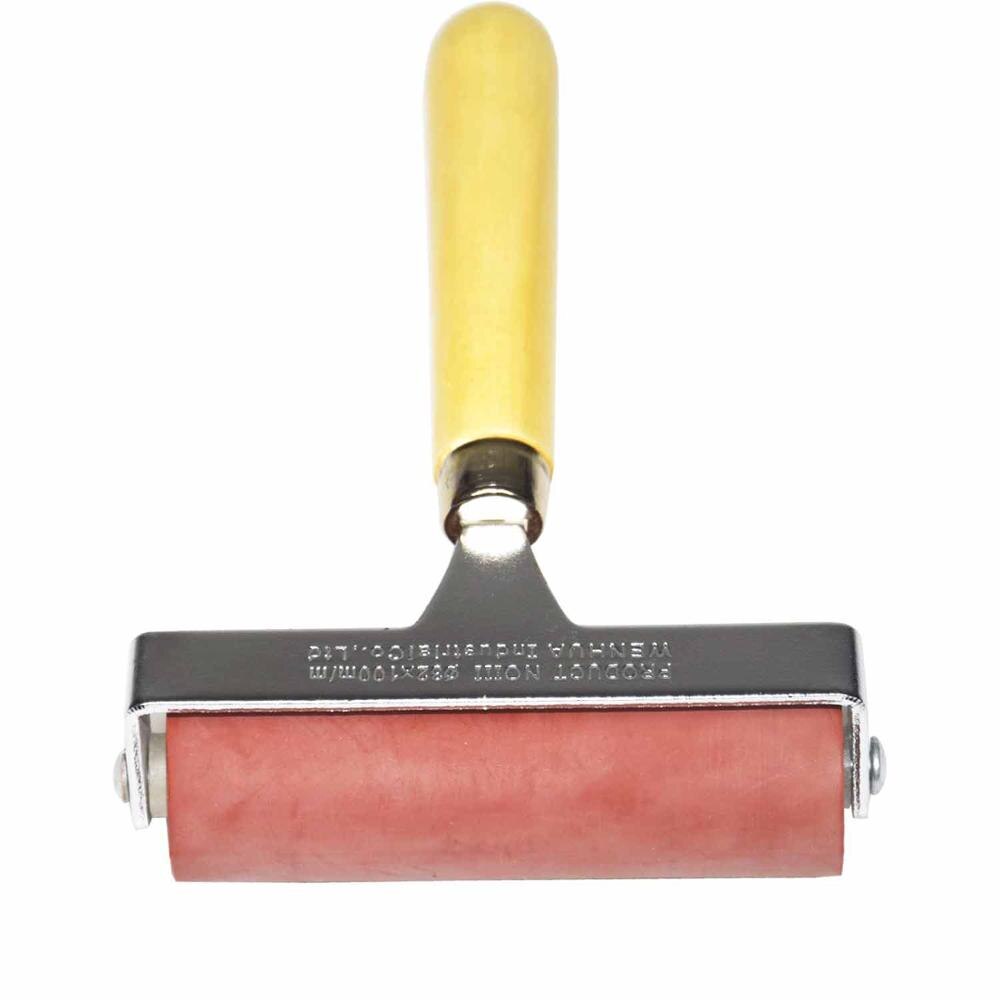8-Inch and 4-Inch Hard Rubber Brayer Roller for Pr... – Grandado