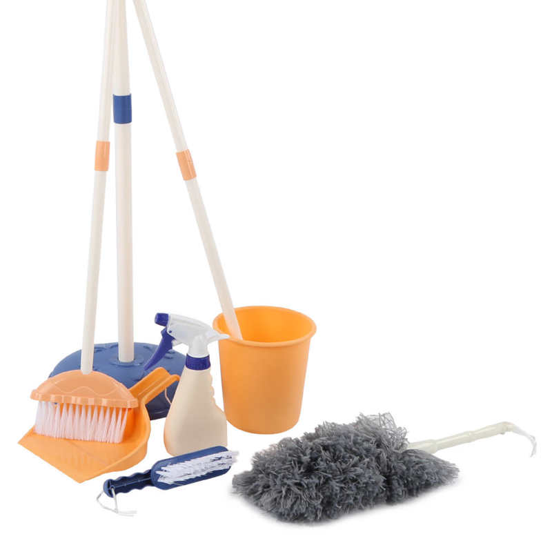 Mini Clean Up Cart Kids Cleaning Set Simulation Pr... – Grandado