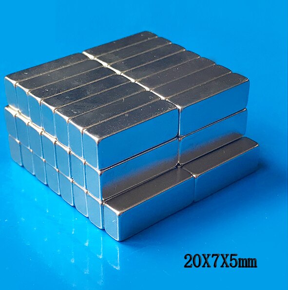 16PCS/lot 20*7*5mm Super strong rare earth neodymi... – Grandado