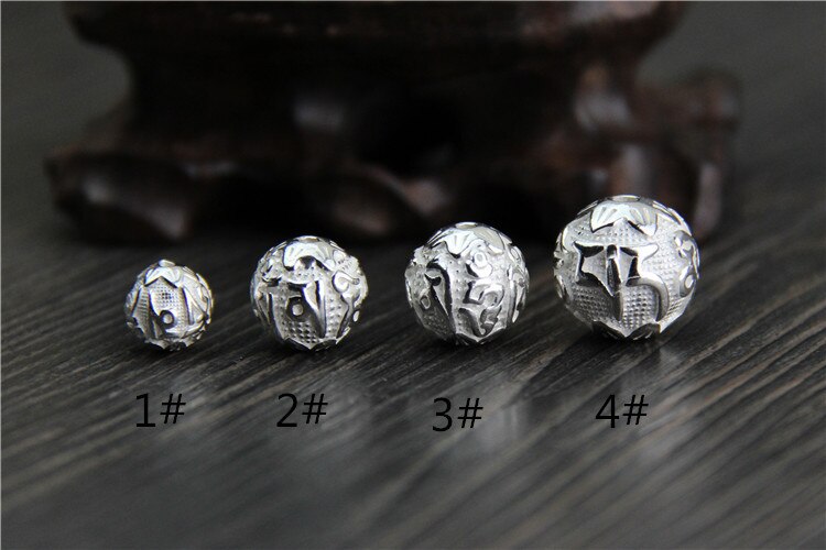 100% 925 Sterling Silver Spacer Beads 8mm 10mm 12m... – Grandado