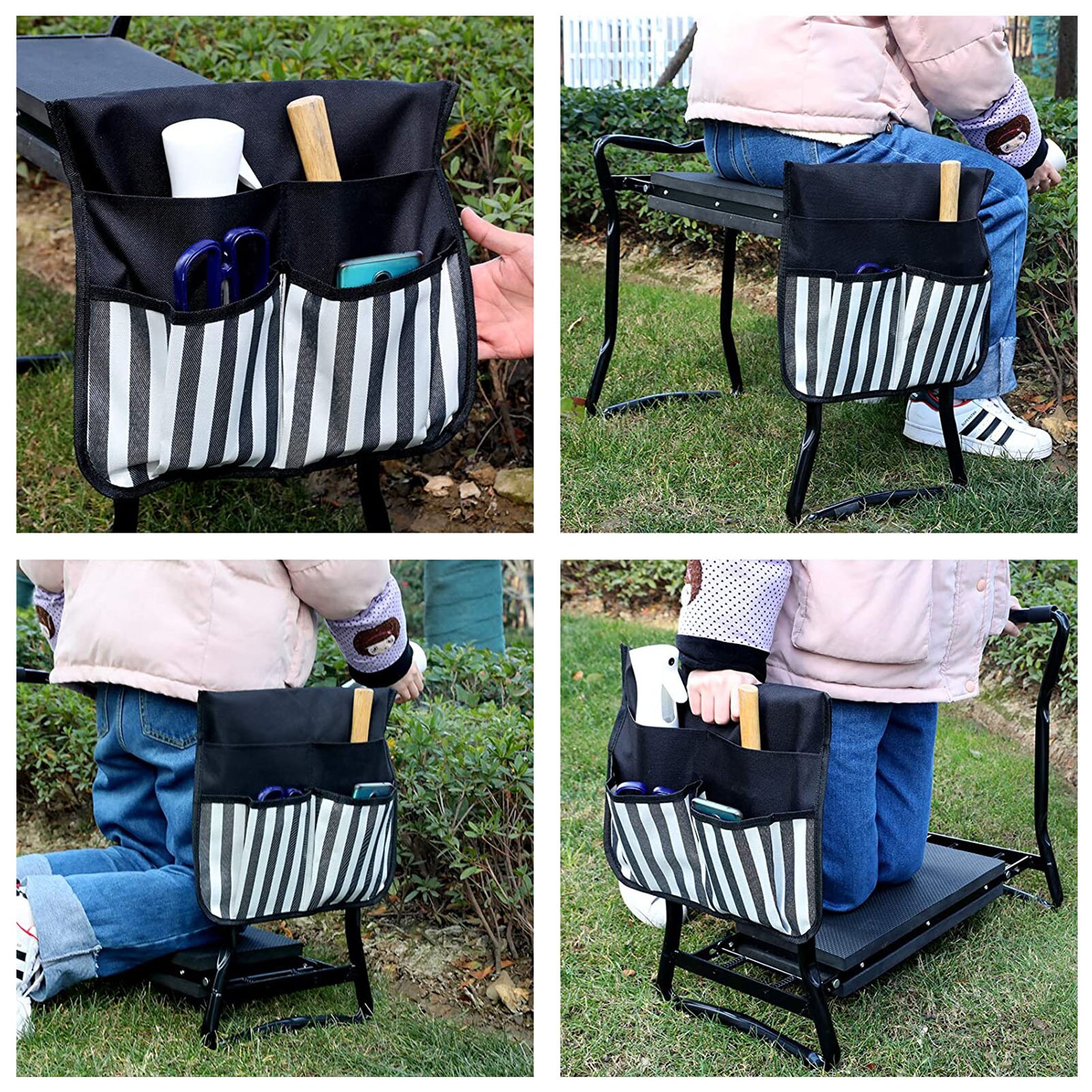 Tuin Kneeler En Seat Folding Rvs Tuin Kruk Met Too... – Grandado