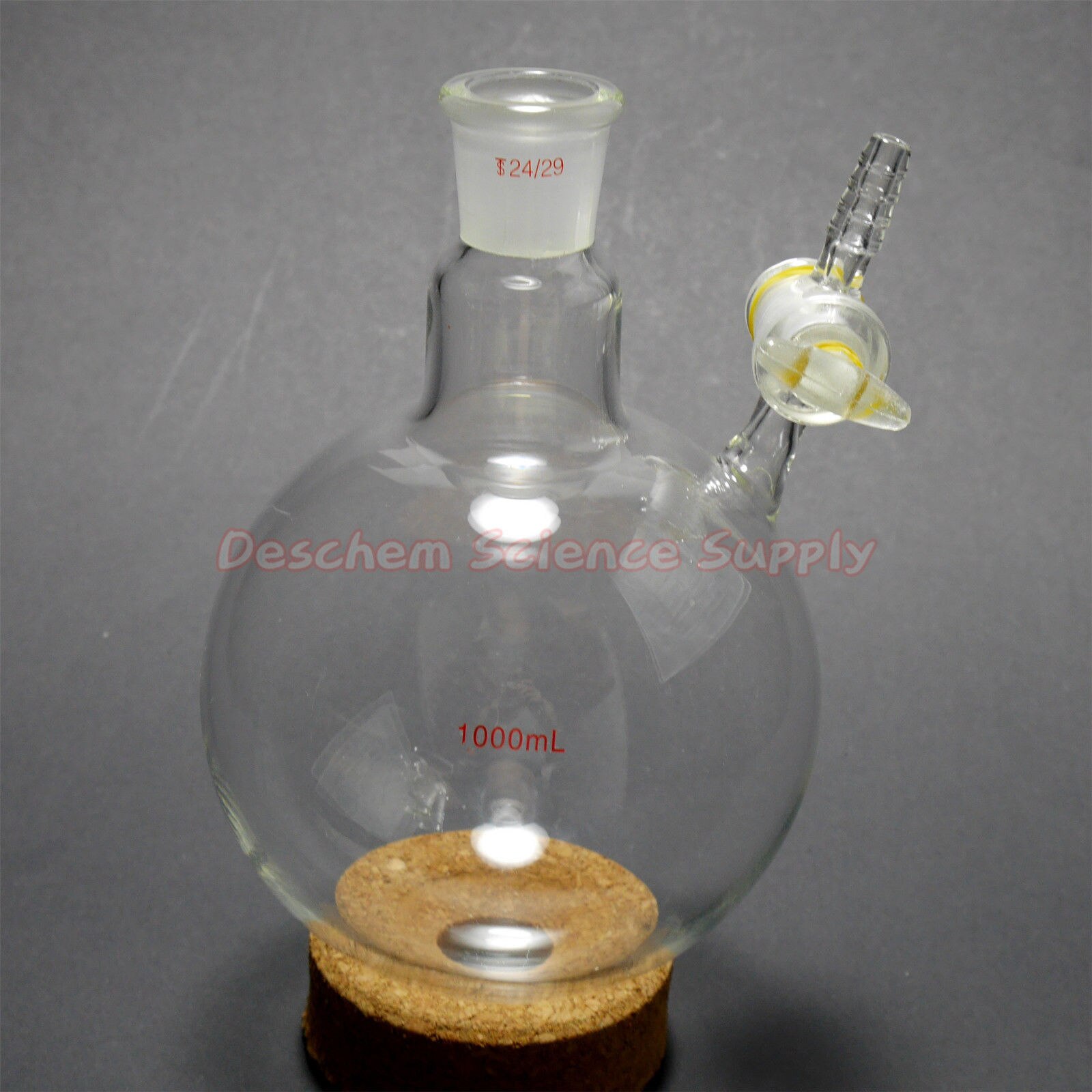 500ml 24/40 Lab Reaction Flask With Glass Stopcock... – Grandado