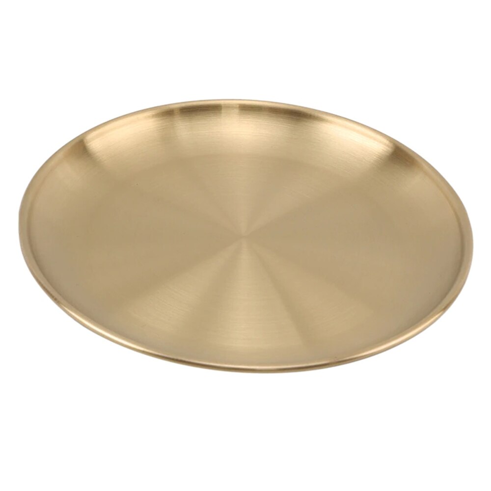 Diner Platen Europese Stijl Gold Dessertbord Keuke... – Vicedeal