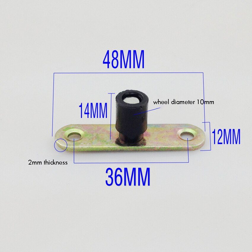 2PCS/Lot Sliding Door Rubber Guide Wheel Floor Gui... – Vicedeal