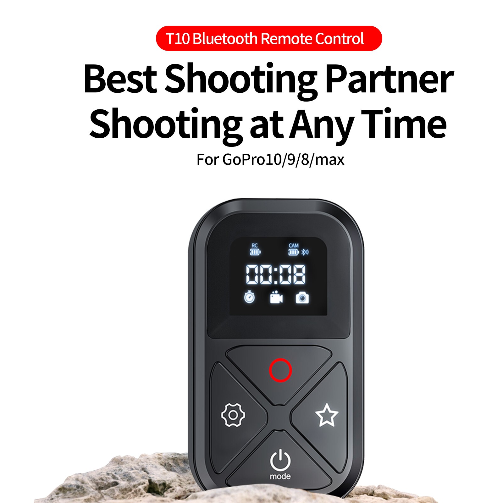 TELESIN T10 80m Bluetooth Remote Control For GOPRO... – Vicedeal