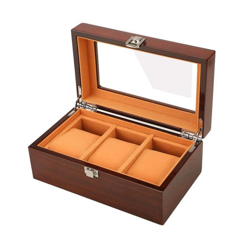 Watch Storage Box 3 Slots Watch Display Box Jewelr... – Grandado