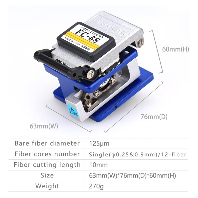 FC-6S Fiber Cleaver Stripping Cutter Tools Fiber O... – Vicedeal