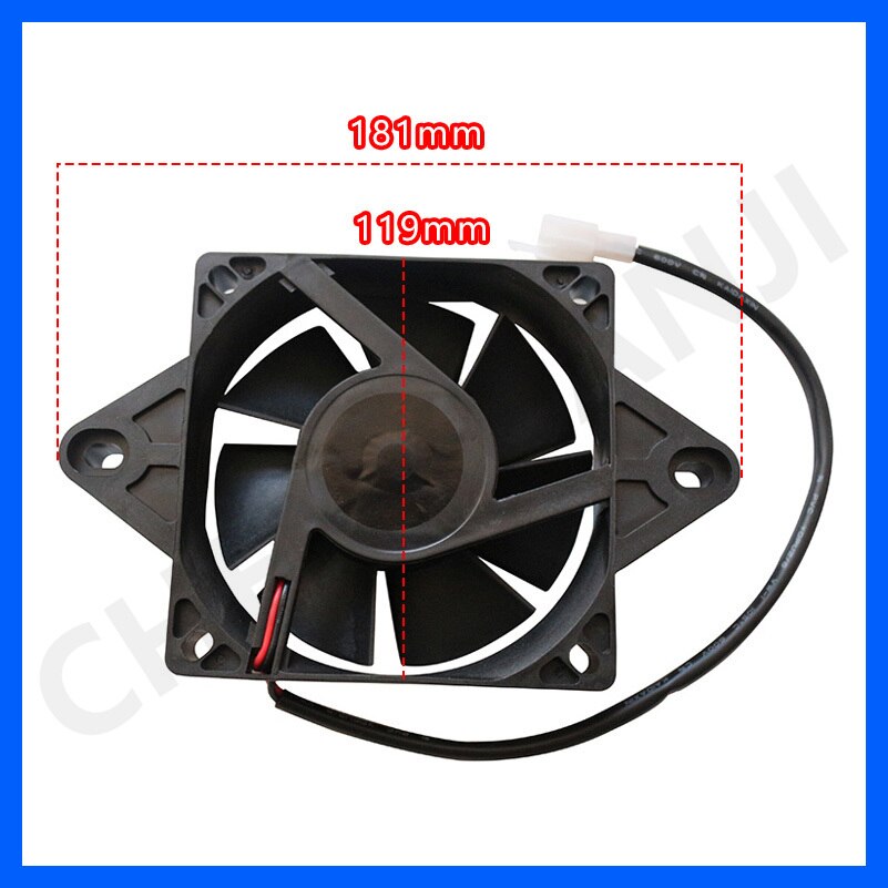Motorfiets 6 Inch Radiator Fan 12V Radiator Elektr... – Vicedeal